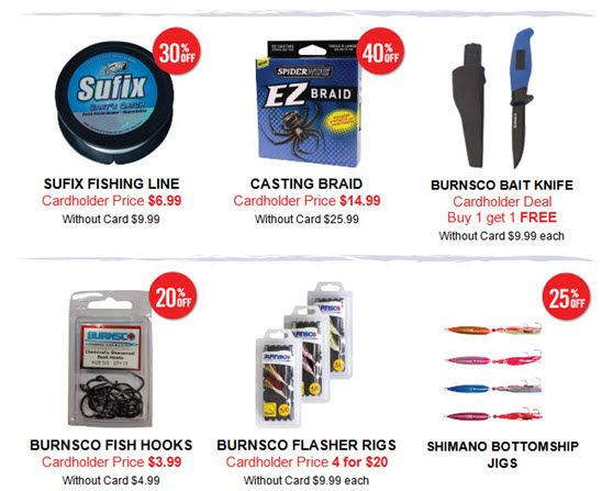 Burnsco Fishing Frenzy Deals - The Fishing Website