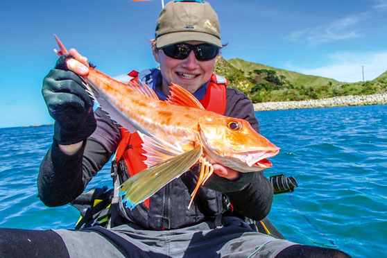 Kayak fishing at Mahia - The Fishing Website