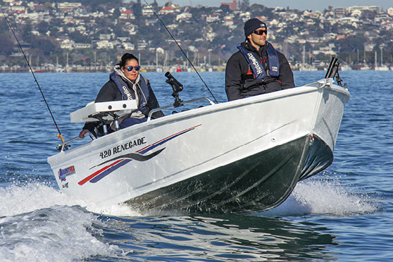 Quintrex Renegade 420 TS Review - The Fishing Website