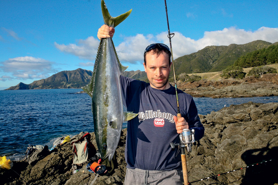 Land-based fishing for kingfish - The Fishing Website