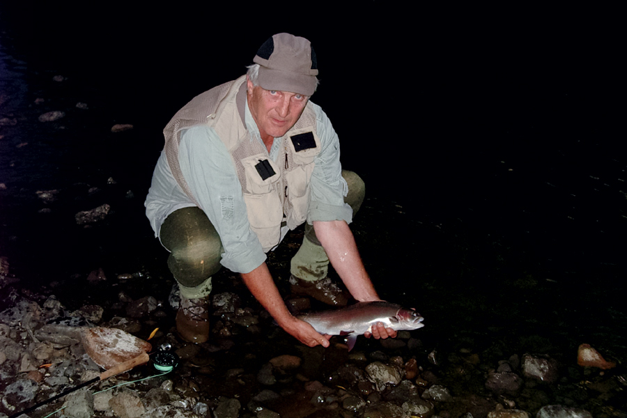 Trout fishing at dusk - The Fishing Website
