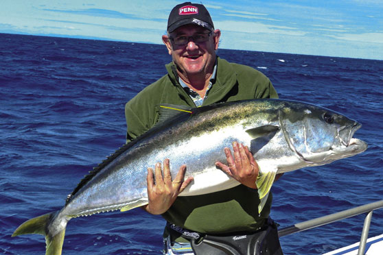 Kingfish at White Island NZ - The Fishing Website