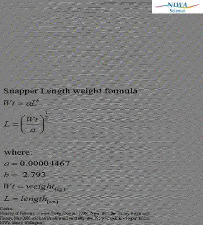 Snapper length : weight ratio? - The Fishing Website : Discussion ...