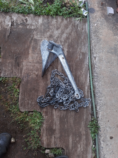 Manson 15lb Plough Anchor + Chain - The Fishing Website : Discussion Forums