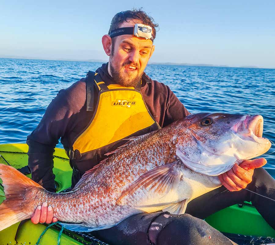 Monster Snapper on a Softbait - The Fishing Website