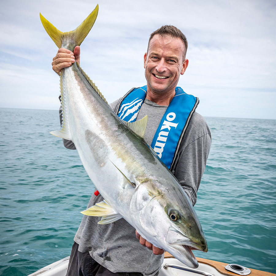 Kingfish in the Manukau Harbour - The Fishing Website