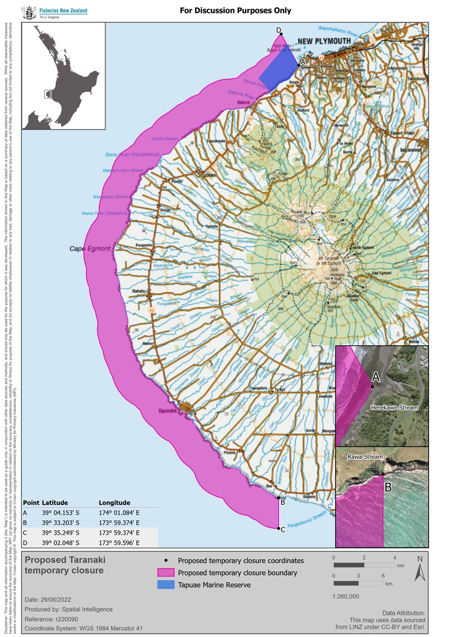 Iwi Seek to Formalise Taranaki Rāhui - The Fishing Website