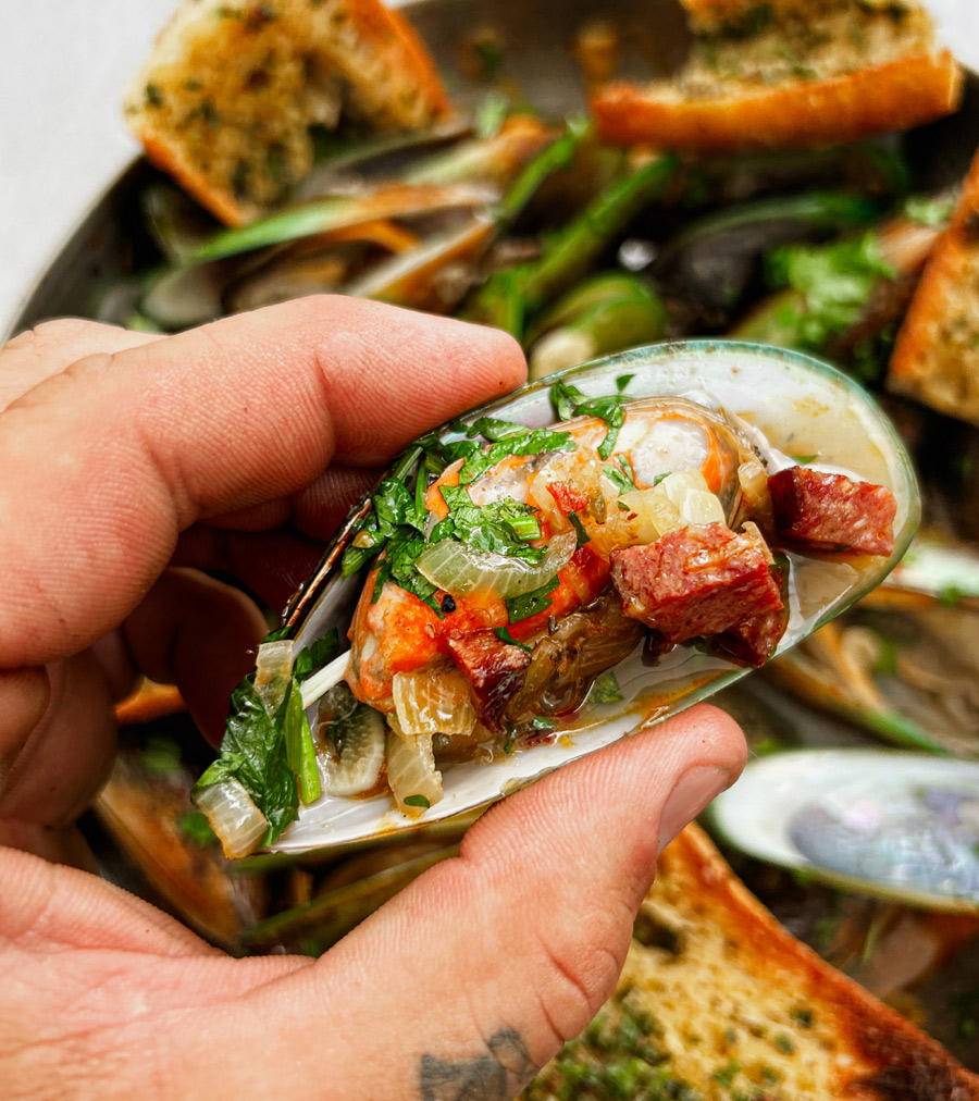 Beer-steamed Mussels - The Fishing Website