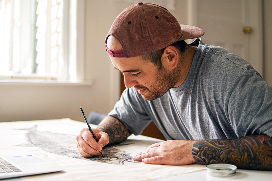 Fish Art with Tim Li - The Fishing Website