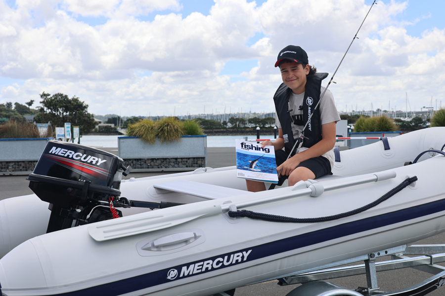 Mercury Take a Kid Fishing Winner for 2025 - The Fishing Website