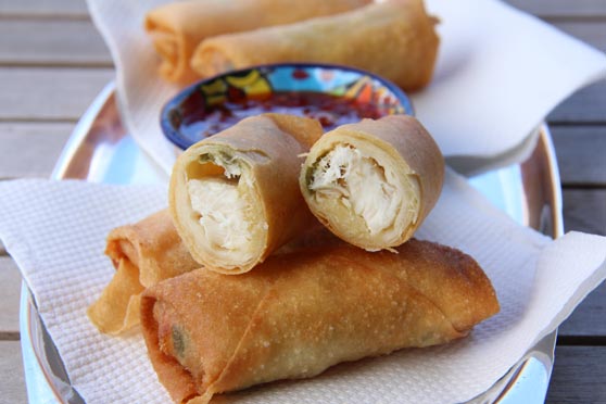 Snapper Spring Rolls - The Fishing Website