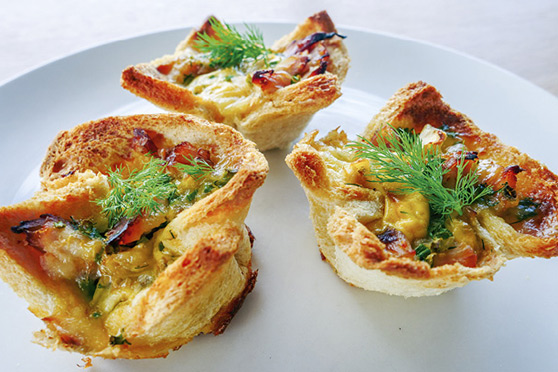 Smoked fish bread baskets - The Fishing Website