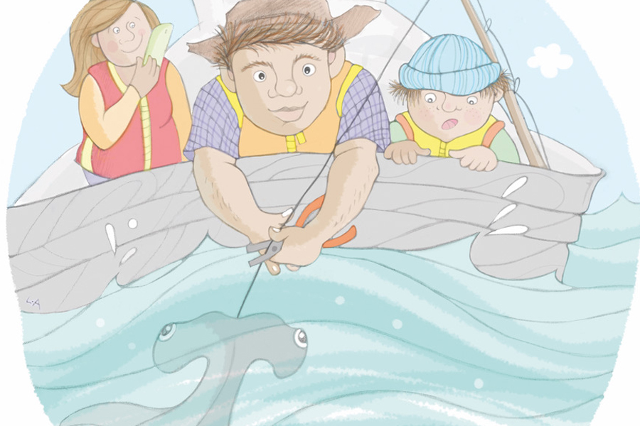 Children's Fishing Story: A Fighting Spirit - The Fishing Website