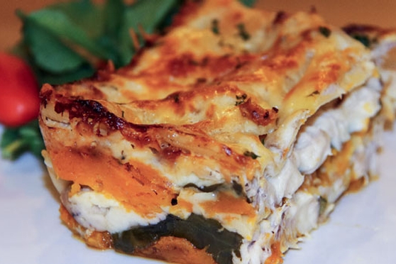 Smoked fish and roast pumpkin lasagna - The Fishing Website