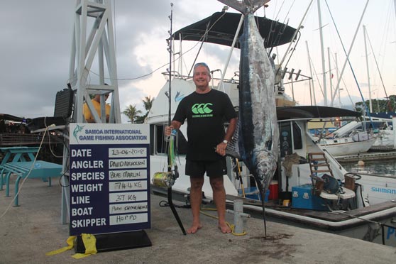 Diplomat David Nicholson catches blue marlin weighing 74.4kg - The ...
