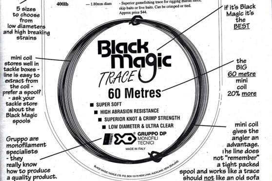 A Test Report on Black Magic Trace (1994) - The Fishing Website