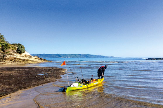 Kayak fishing at Mahia - The Fishing Website