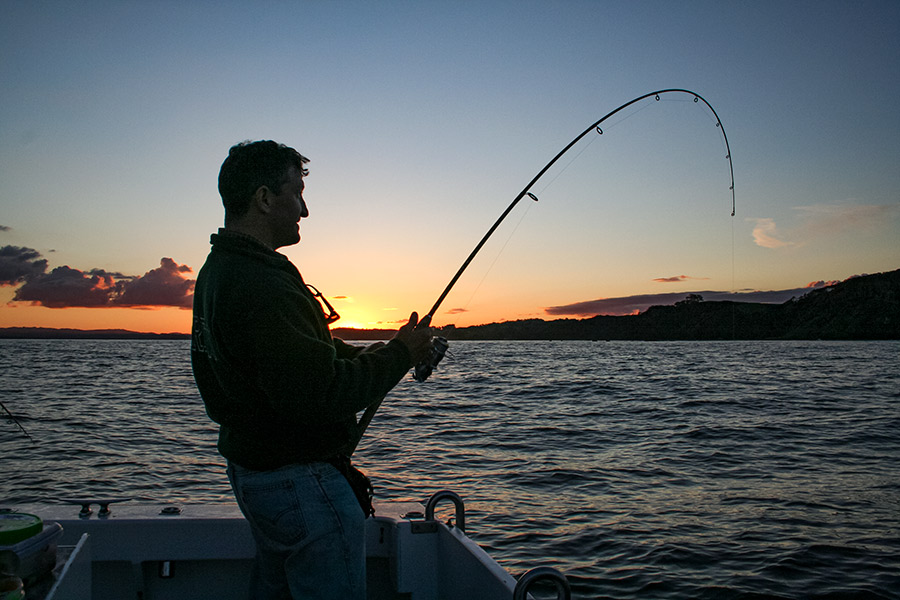 Fishing at Dusk - The Fishing Website
