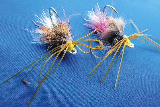 Flyfishing with rubber legs - The Fishing Website