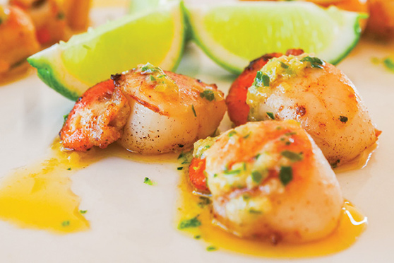 Lime and Ginger Scallops - The Fishing Website