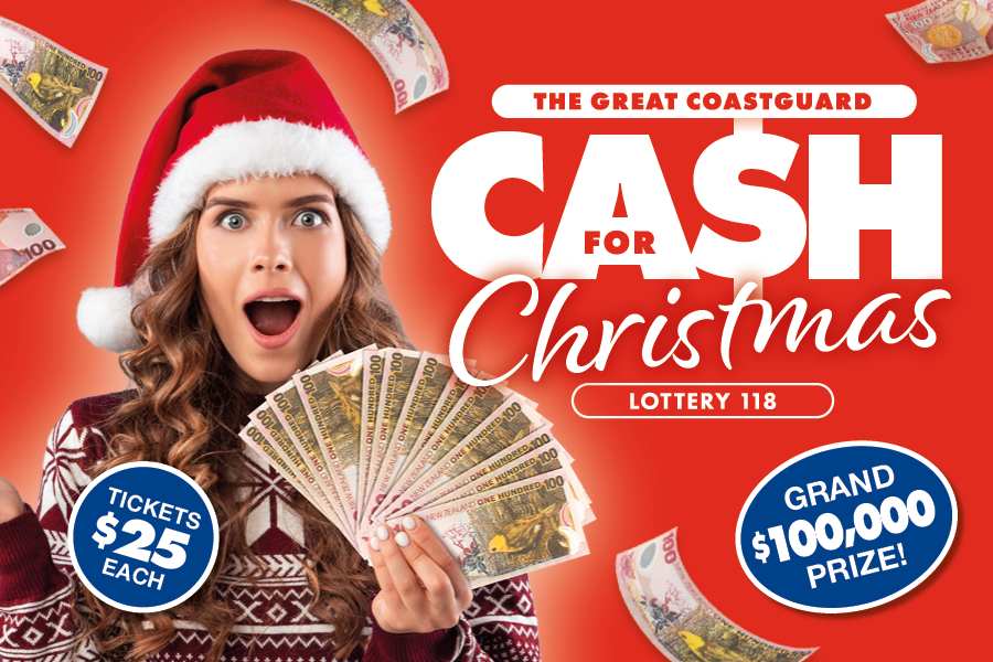 Win with Coastguard's Cash for Christmas Lottery - The Fishing Website