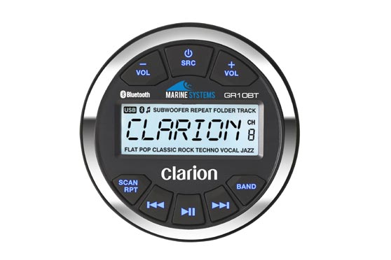 New Clarion Marine Receiver With Built-in BlueTooth - The Fishing Website