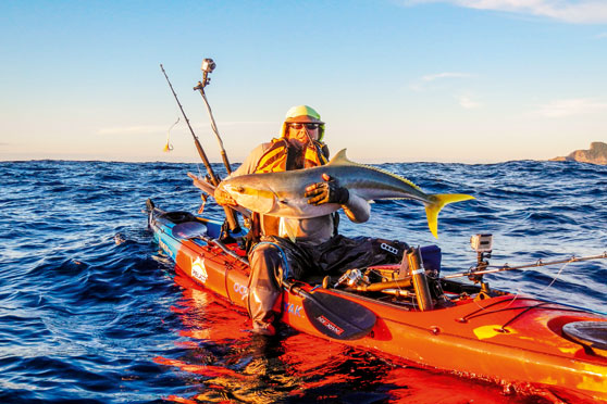 Mechanical jigging off a kayak part 2 - The Fishing Website