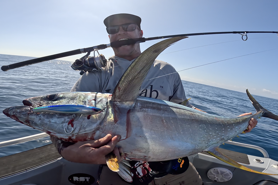 Topwater Yellowfin Caught in Bay of Plenty - The Fishing Website