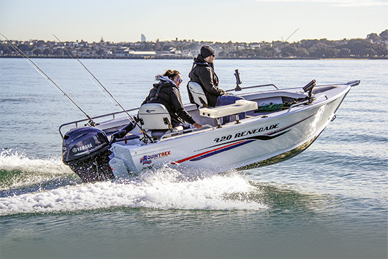 Quintrex Renegade 420 TS Review - The Fishing Website